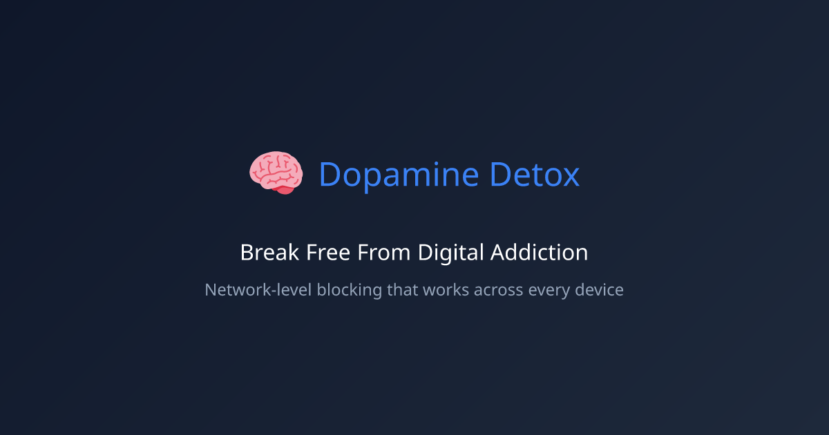 Break Free From Digital Addiction | Dopamine Detox